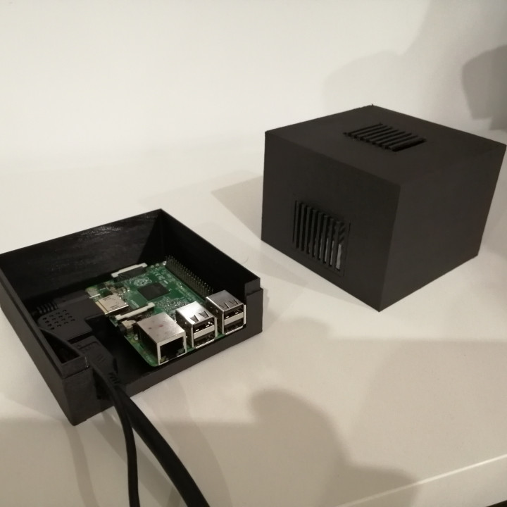 3D Printable Raspberry PI Cube by Jean-Philippe Paumier