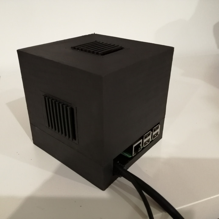 3D Printable Raspberry PI Cube by Jean-Philippe Paumier
