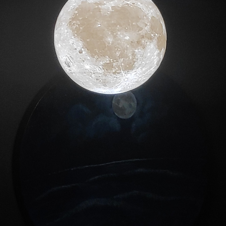 3D Print of Moon Lamp Globe by evenstar222