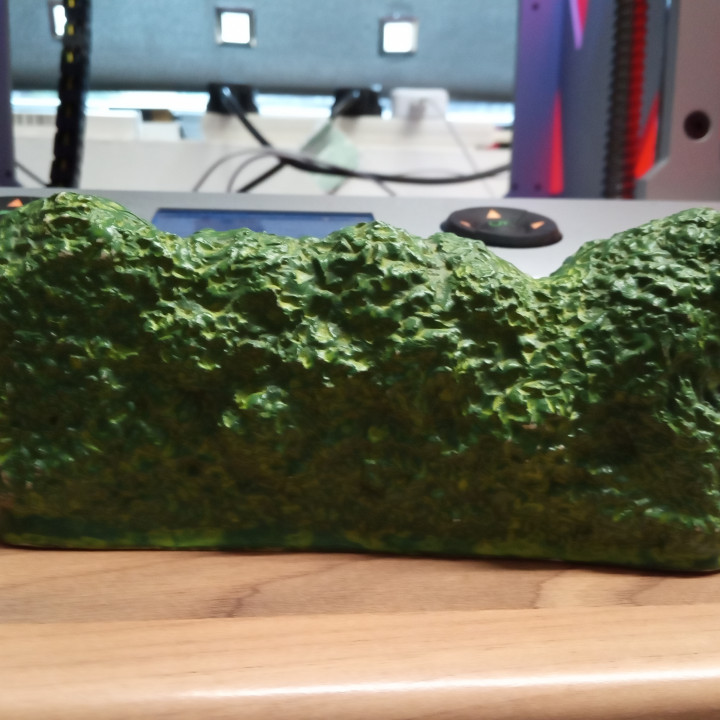 3D Printable Long Hedge - Farm Scenery Model by 3DPrintCornwall