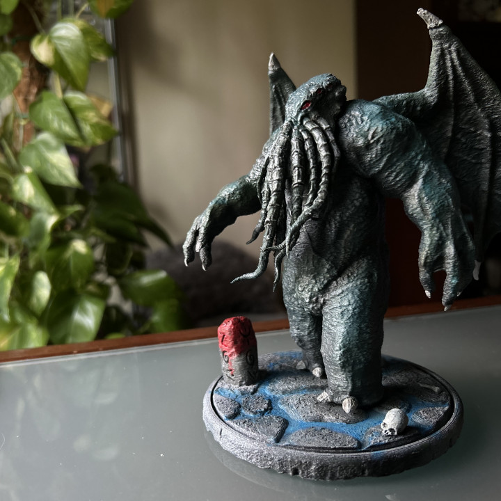 3D Print of Star Spawn of Cthulhu Big Scale & Miniature by Boltian