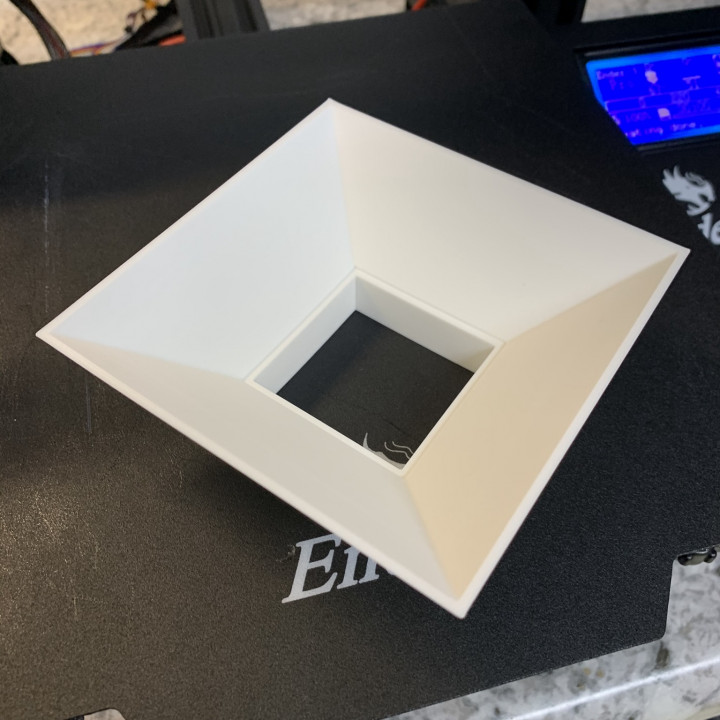 3D Printable Square Funnel by Kevin Belt