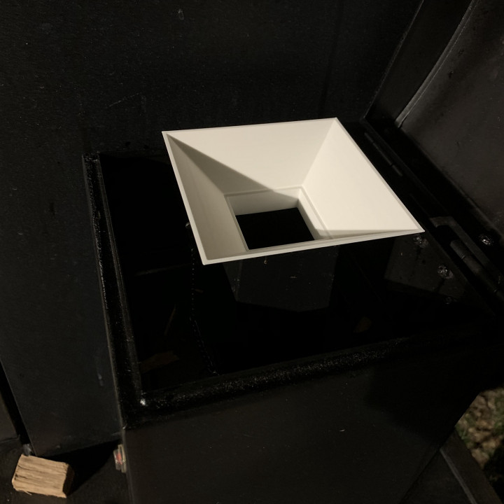 3D Printable Square Funnel by Kevin Belt