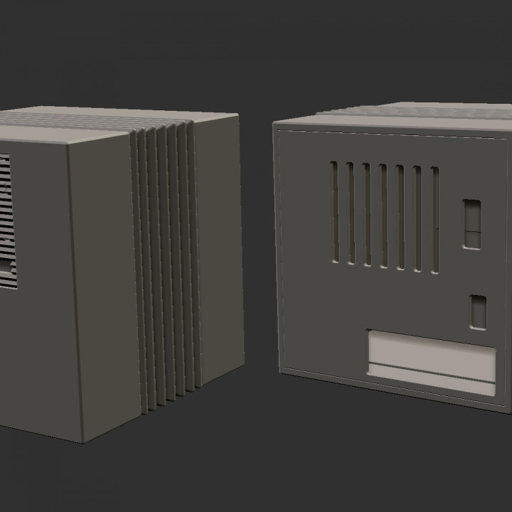3D Printable NeXT Cube Pi Case by Remi Benoist