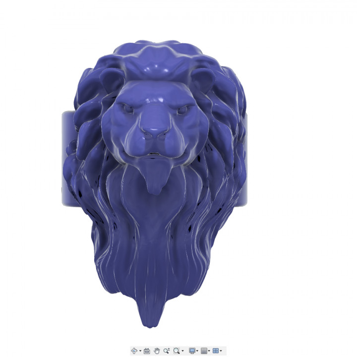3D Printable The Lion King`s Mane Ring by oTTeuM sTudio