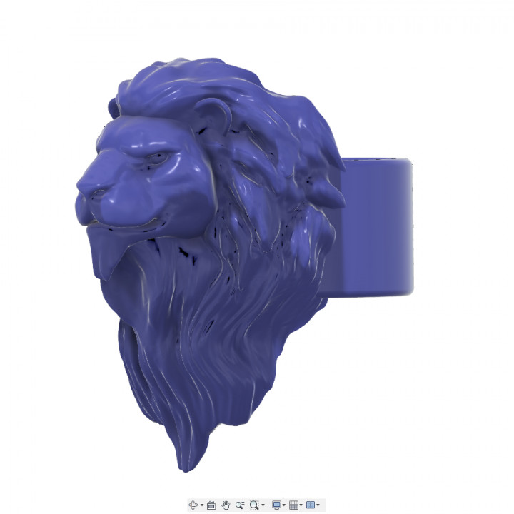 3D Printable The Lion King`s Mane Ring by oTTeuM sTudio