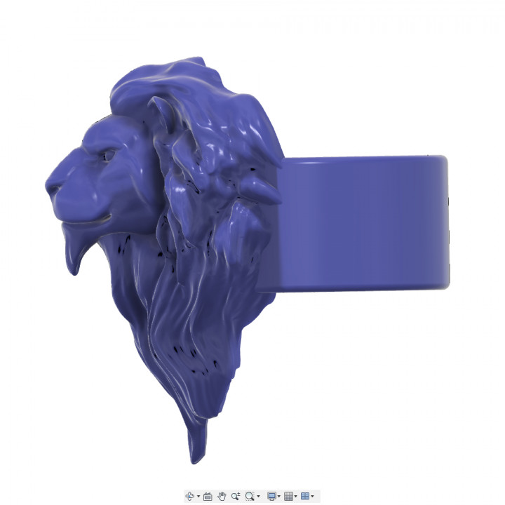 3D Printable The Lion King`s Mane Ring by oTTeuM sTudio