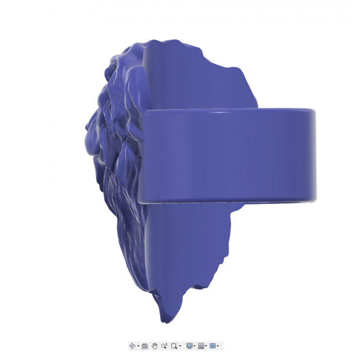 3D Printable The Lion King`s Mane Ring by oTTeuM sTudio