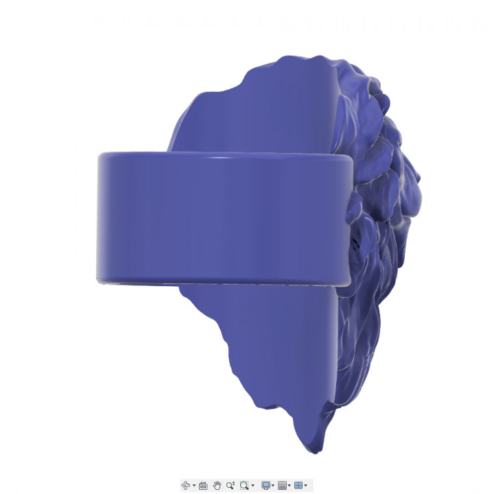 3D Printable The Lion King`s Mane Ring by oTTeuM sTudio