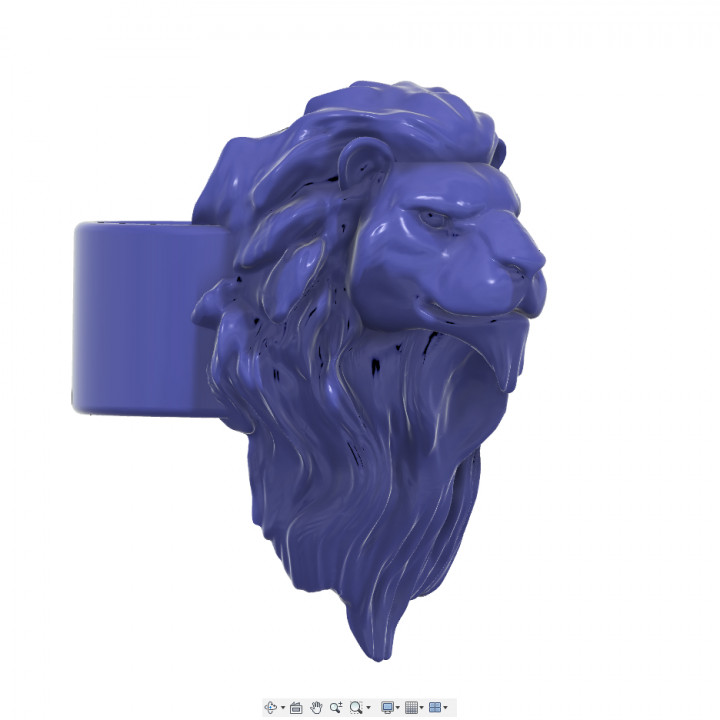 3D Printable The Lion King`s Mane Ring by oTTeuM sTudio