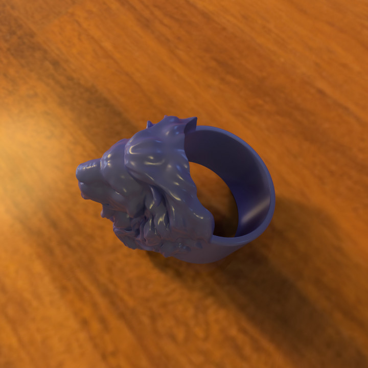 3D Printable The Lion King`s Mane Ring by oTTeuM sTudio