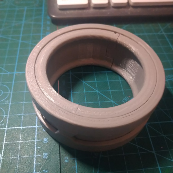 3D Printable Bracelet Structural Verification Model by Xiaoling Yu