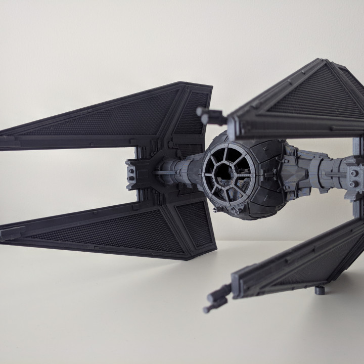 3D Print of TIE Interceptor by andrecastro1