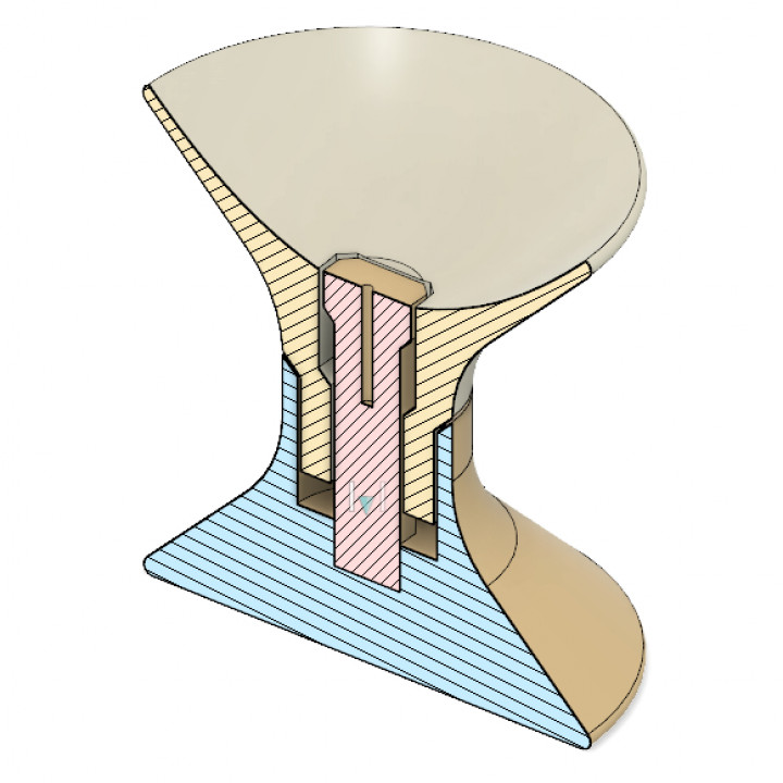 3D Printable Spring loaded Egg Poker by Mads Vilms Karkov Phillip