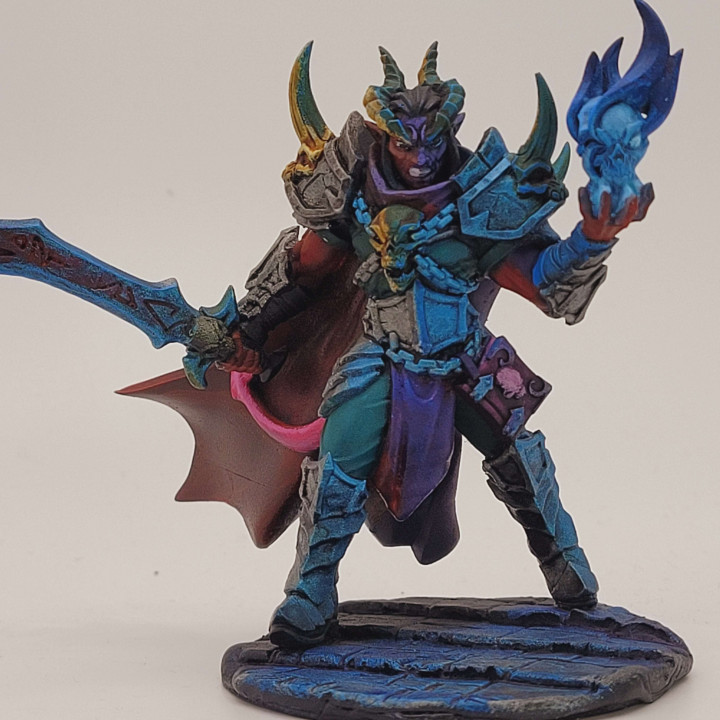 3D Print of Ildamos Half Blood - Abyss Demon Hero by ninjadebugger