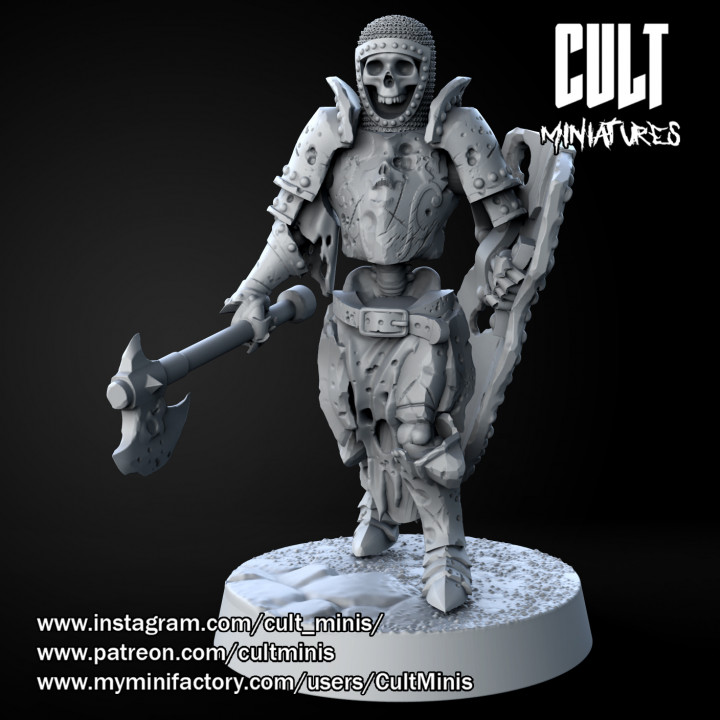 3D Printable Dead Knight Regiment by Cult Miniatures