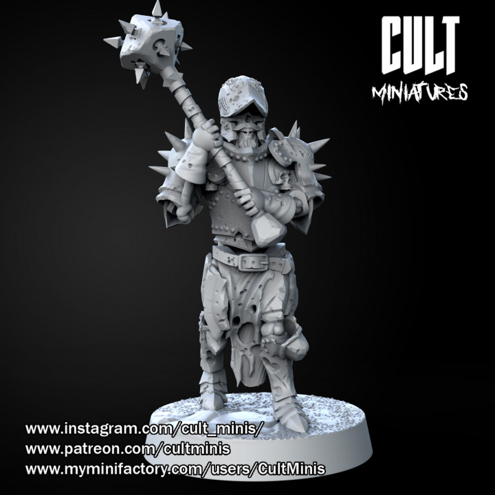 3D Printable Dead Knight Regiment by Cult Miniatures