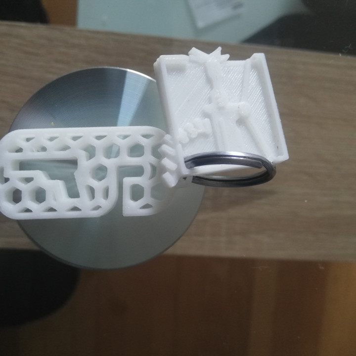 3D Printable Rainbow Six Siege Hexagonal 6 Charm by Markus Singh