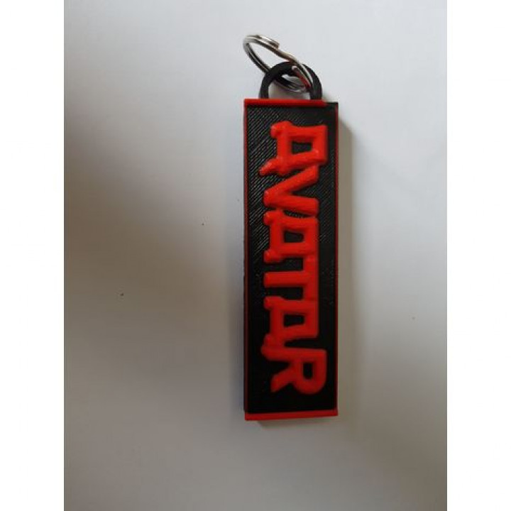 3D Printable Avatar Keychain by B Pouwels