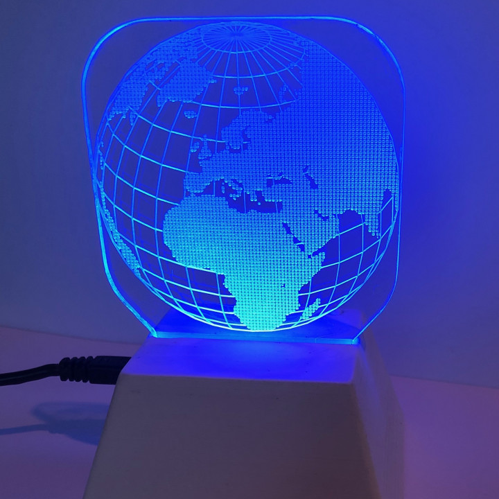 3D Printable ACRYLIC LOGO HOLDER by MarkGyver