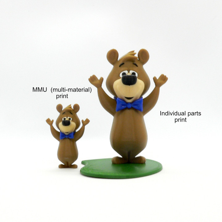 3D Printable Boo-Boo Bear - MMU by Steve Solomon