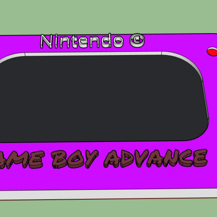 3D Printable Nintendo Game boy ripoff by Gamest23