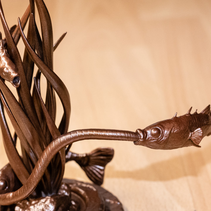 3D Printable Fish diorama by Steven Pfaff