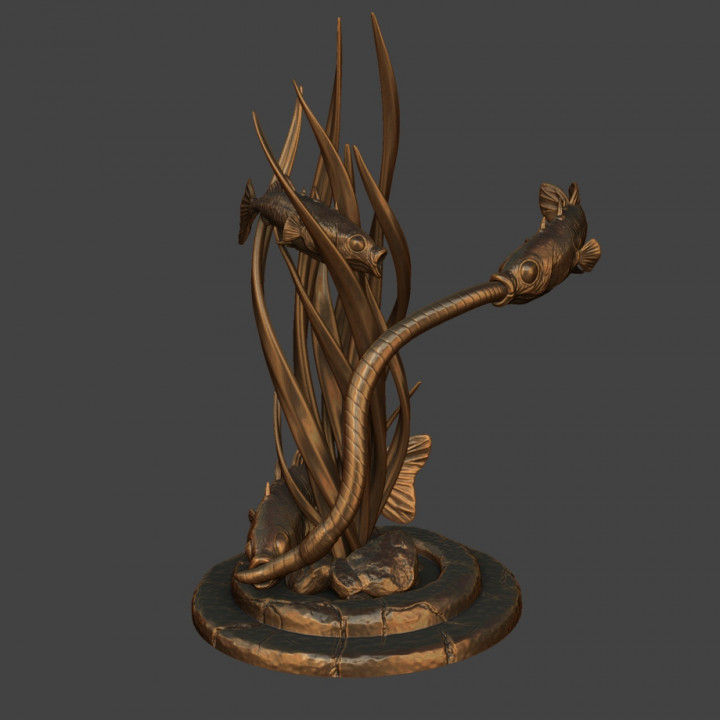 3D Printable Fish diorama by Steven Pfaff