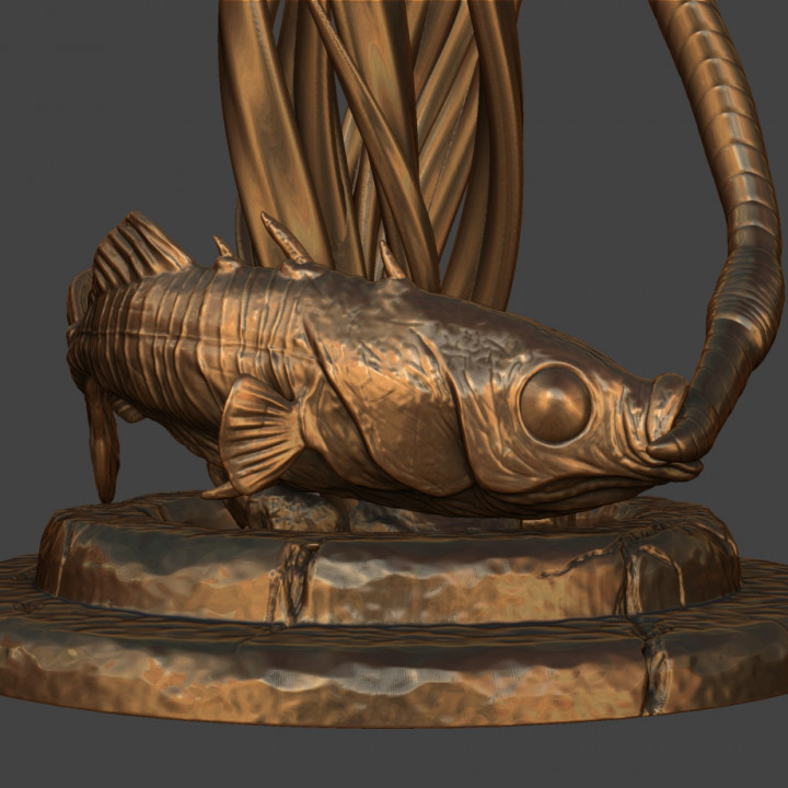3D Printable Fish diorama by Steven Pfaff