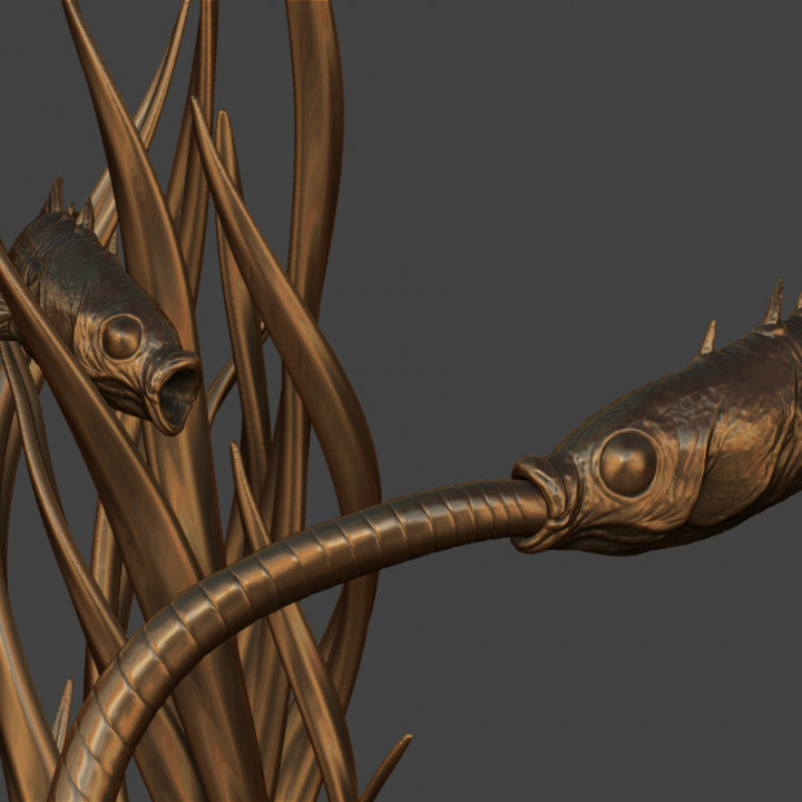 3D Printable Fish diorama by Steven Pfaff