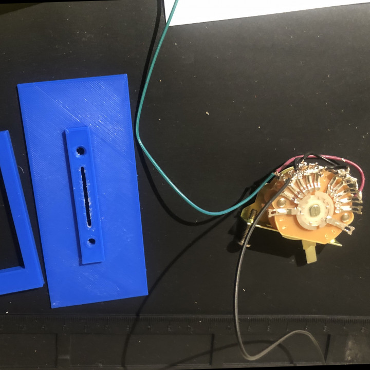 3D Printable 5-way switch cutting template by ben matthews