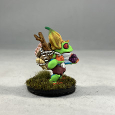 3D Printable Frogfolk Travelling Merchant by Keith Ebanks