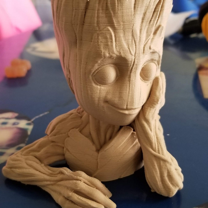 3D Printable Groot by Michael Phelps