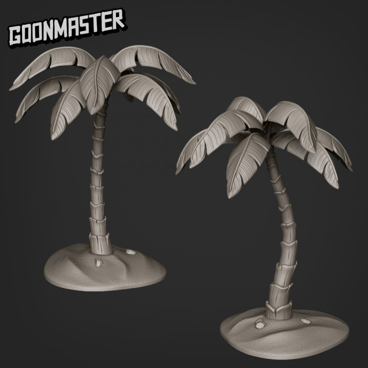 3D Printable Palm Tree Bundle by Goon Master