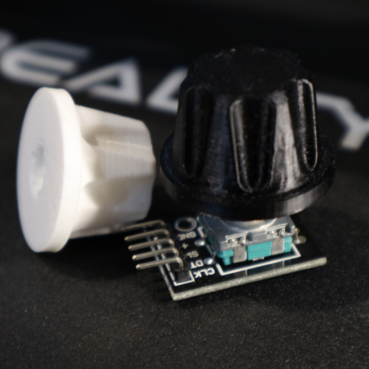 3D Printable Encoder Knob by Jorge Perez Paz