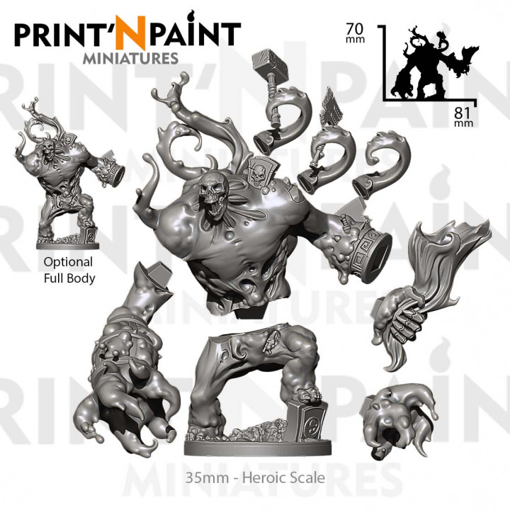 3D Printable Undead Scourge Bundle + 2 Free Skeletons by Leonardo Escovar