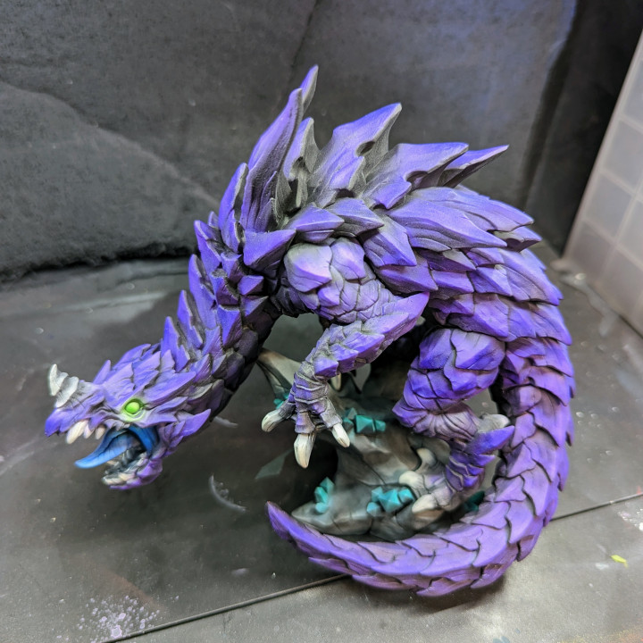 3D Print of Delani - Depths Dragon by adambusbin