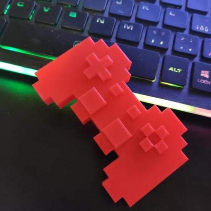 3D Printable Pixel GamePad by Kateřina Sedláčková