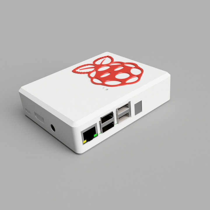 3D Printable Raspberry Pi 3 Case with Homematic RPI-RF-MOD by Stefan M.