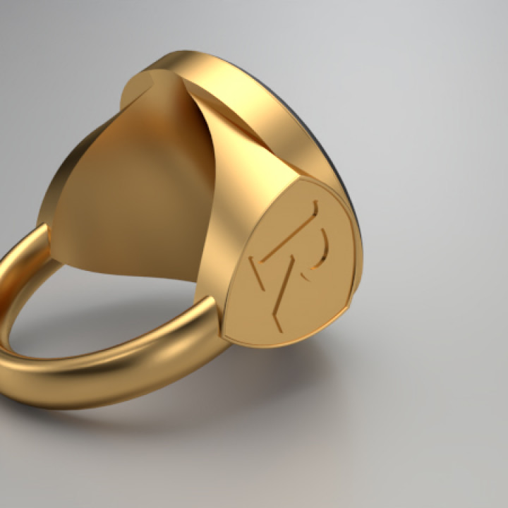 3D Printable Custom 3d ring by Luca