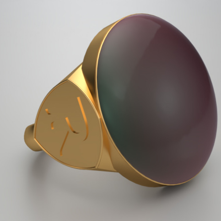 3D Printable Custom 3d ring by Luca