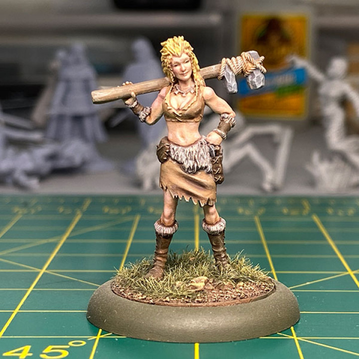 3D Printable Tribal Maelee by Bombshell Miniatures