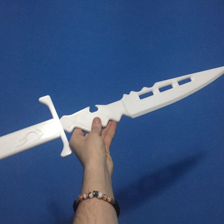 3D Printable Sword by MelcuDesign by Ionut Enache