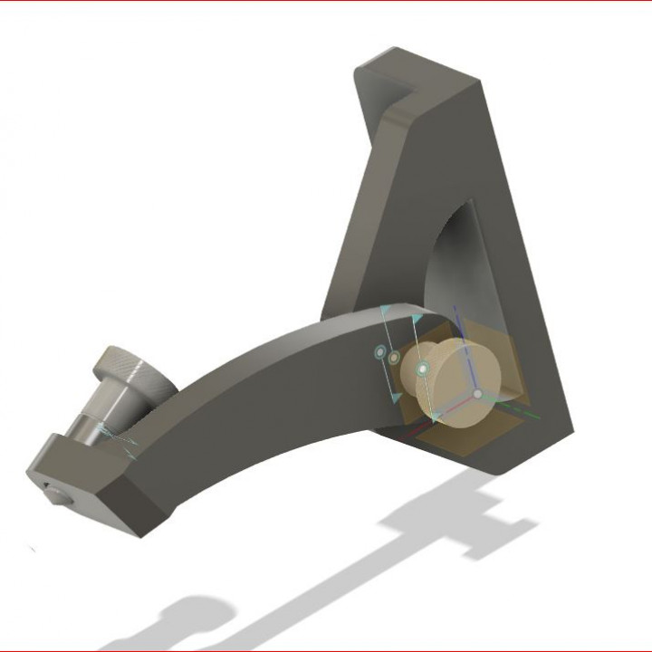 3D Printable OCULUS SENSOR ADJUSTABLE WALL AND CEILING MOUNT by Gregory S