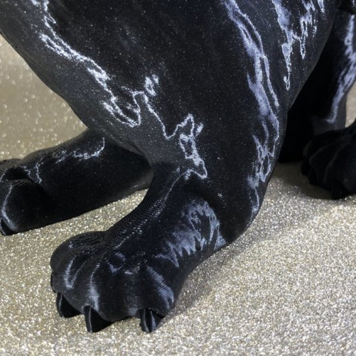 3D Printable Wolfie! Multi material Wolf cub model by Louise Driggers