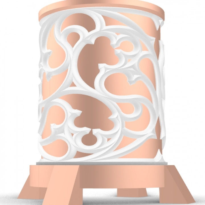 3D Printable Gothic Cup by Roudesque