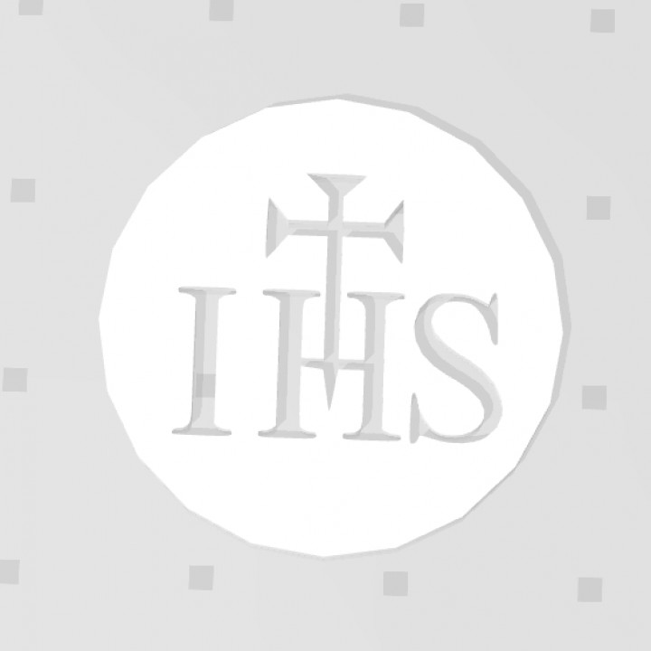 3D Printable Monogram of Jesus | IHS by CrisLes