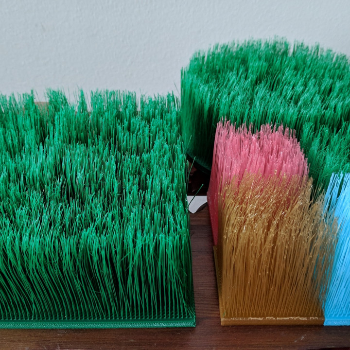 3D Printable 3D Printable Grass by Kalle-Iivari Mononen