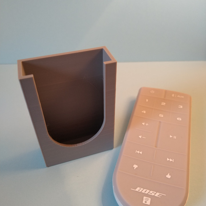 3D Printable Skadis - Bose remote control holder by Stewart