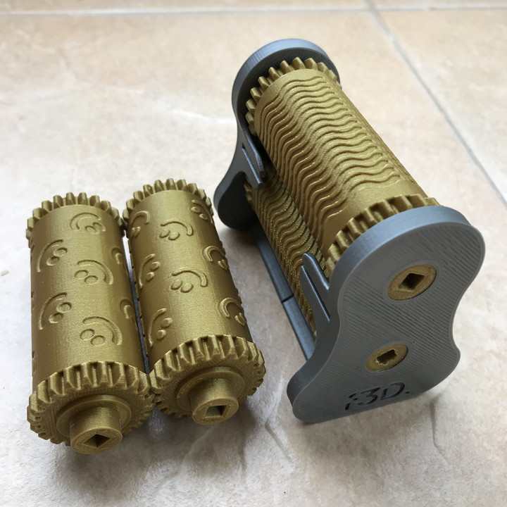 3D Printable The Business Card Embosser System by Filar3D